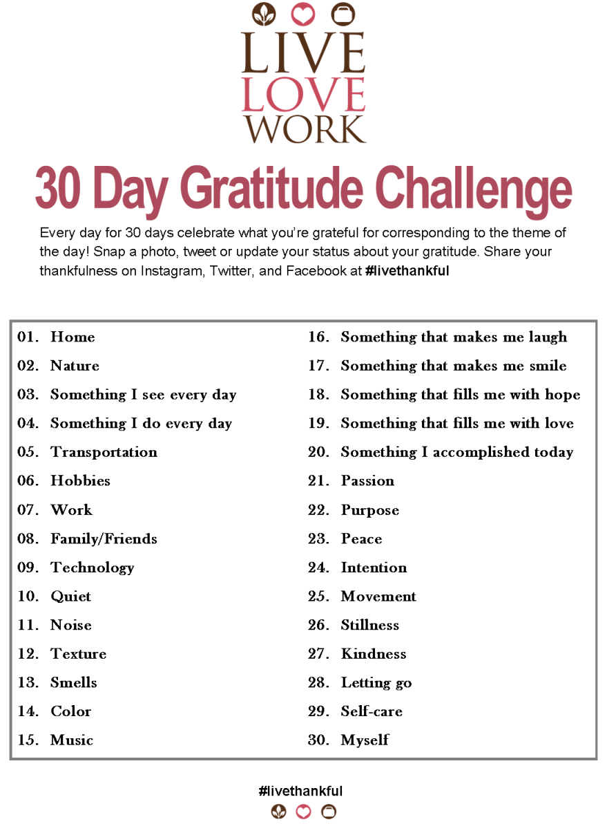 Get Going! Get Gratitude! A 30 Day Gratitude Challenge | Live • Love • Work Get Going! Get Gratitude! A 30 Day Gratitude Challenge | Live • Love • Work